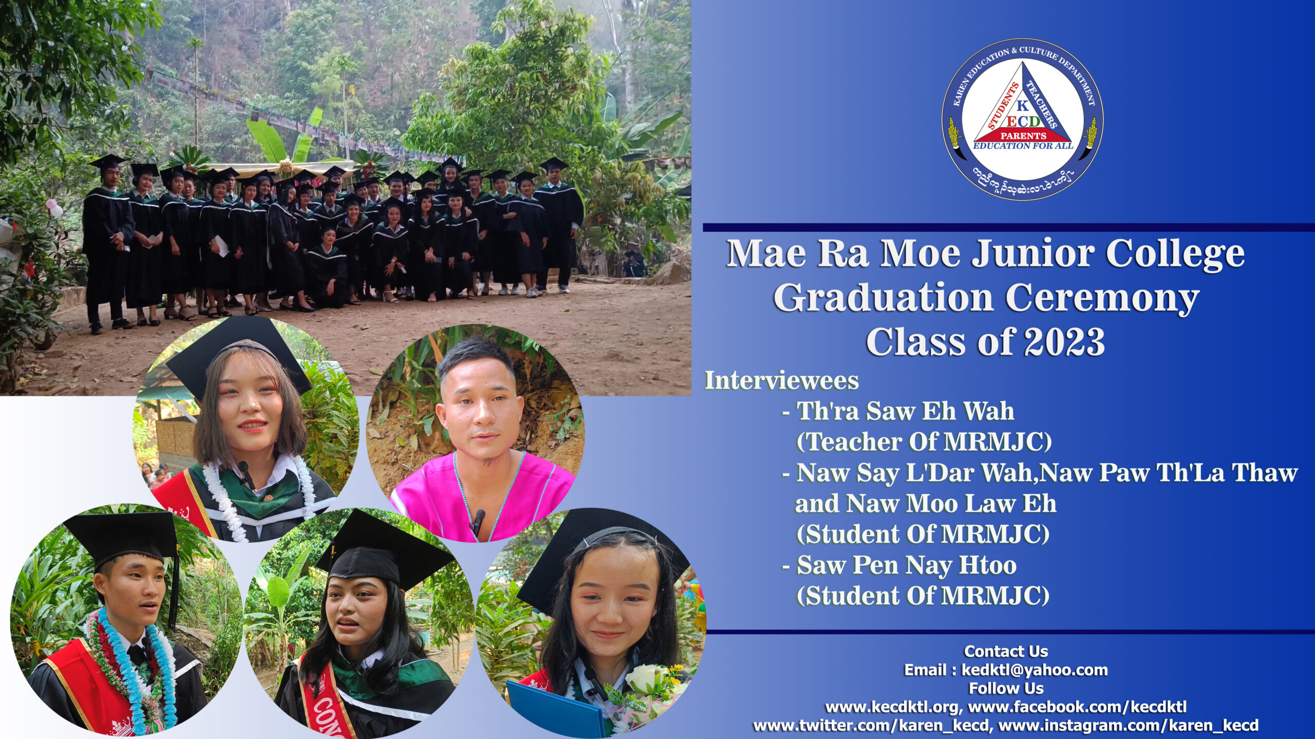 KECD | Karen Education and Culture Department » Mae Ra Moe Junior ...