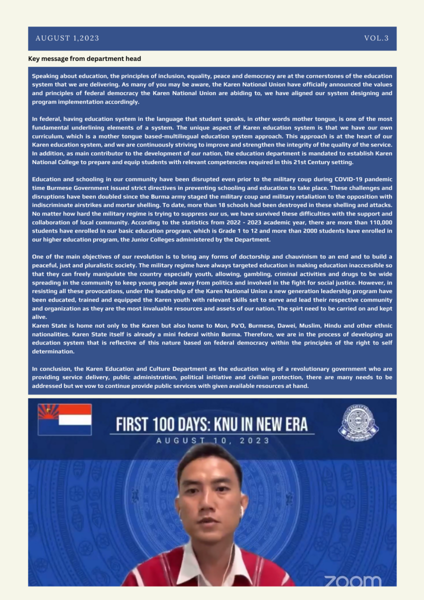 KECD | Karen Education and Culture Department » Dissemination of KECD ...