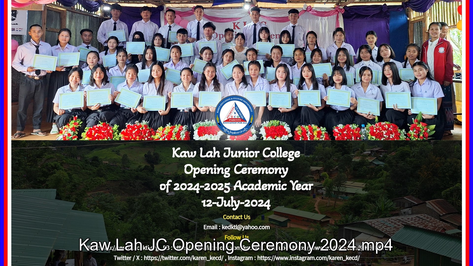 KECD | Karen Education and Culture Department » We are excited to share ...