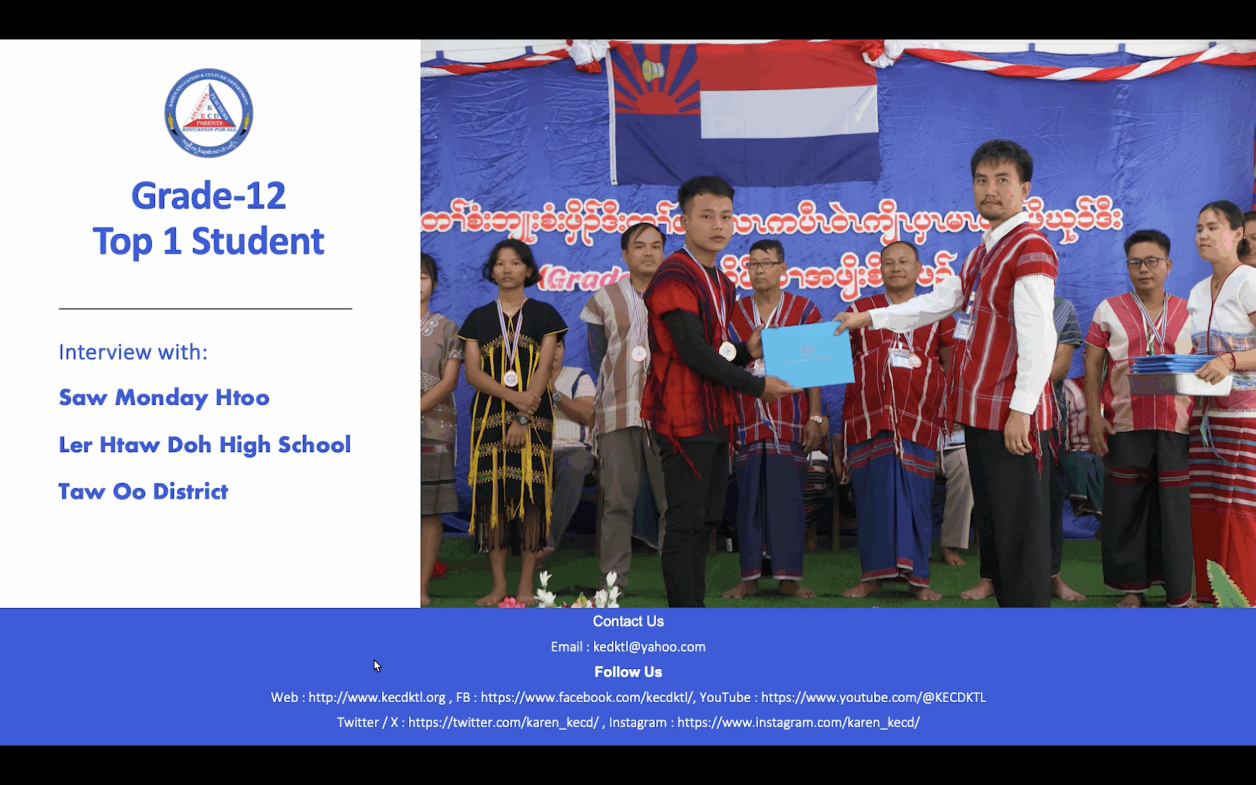 KECD | Karen Education and Culture Department » Grade 12 – Top 1 ...